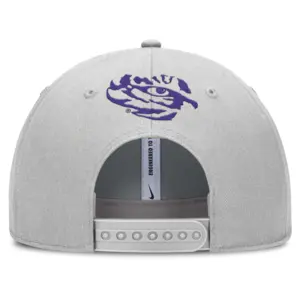 Nike Lsu On-field Primetime Rise College Adjustable Hat - Grey