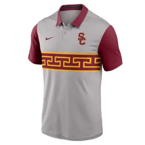 Nike Usc Vapor Dri-fit College Polo - Grey