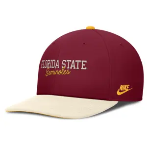 Nike Florida State Legacy Script Dri-fit College Adjustable Hat - Yellow