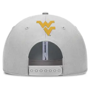 Nike West Virginia On-field Primetime Rise College Adjustable Hat - Grey