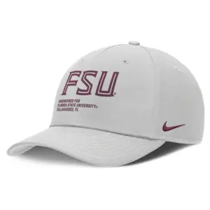 Nike Florida State Primetime Rise College Adjustable Cap - Grey