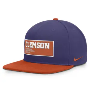 Nike Clemson On-field Pro Dri-fit College Adjustable Hat - Purple