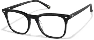Zenni Square Bio-based Full Rim Eyeglasses - Black