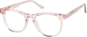 Zenni Square Full Rim Bio-based Frame - Pink