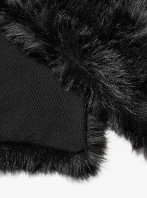 Michael Kors Faux Fur And Wool Scarf In By