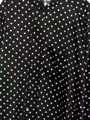 Comme Des Garçons Polka-dot Asymmetric Shirt