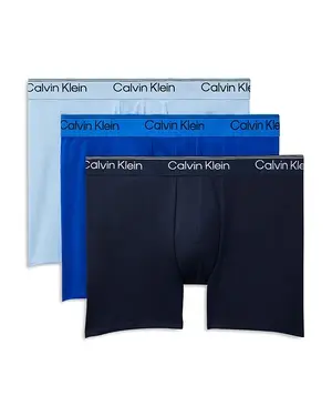 Calvin Klein Microfiber Stretch Boxer Briefs 3 Pack - Shoreline