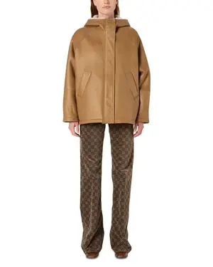 Gerard Darel Margaux Shearling Coat