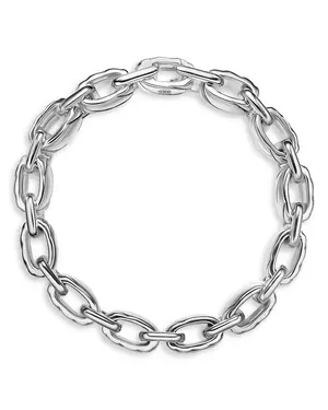 David Yurman Sculpted Cable Link Bracelet 12mm - Silver