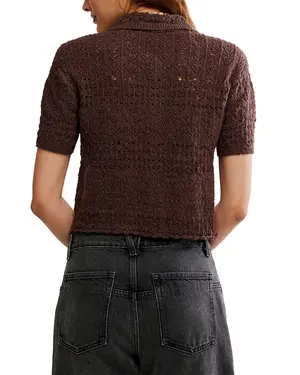 Free People Daylight Cropped Cardigan