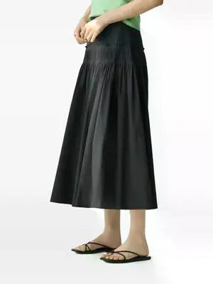 Women's Accordion Pleated Midi Skirts