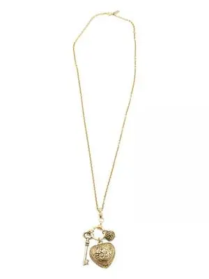 Chloé Heart-pendant Necklace - Gold