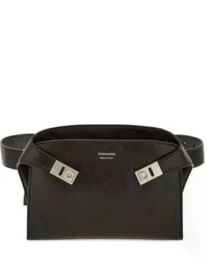 FERRAGAMO Gancini Belt Bag - Brown