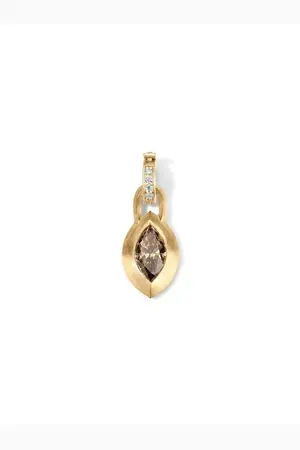 ETIQ Ombre Diamond Marquise Pendant - Brown