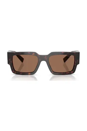 Prada Tortoise Rectangle Sunglasses