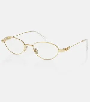 Dior Diorcannageo B3u Oval Sunglasses - Gold