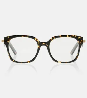 Dior Square Glasses - Brown
