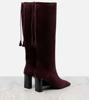 Max Mara 75 Suede Knee-high Boots