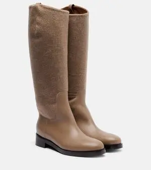 Max Mara Round Toe Boots For Women