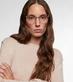 Fendi Crystal Cat-eye Glasses