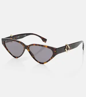 Fendi Ff Diamonds Cat-eye Sunglasses