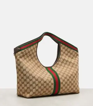 Gucci Giglio Gg Canvas Large Tote Bag