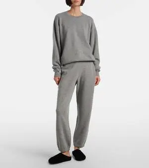 THE ROW Leora Cashmere Sweater - Grey