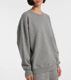 THE ROW Leora Cashmere Sweater - Grey