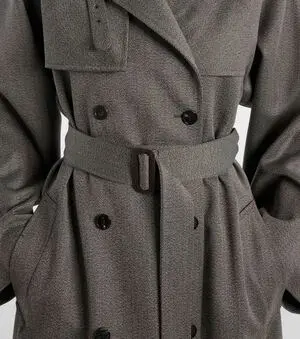 THE ROW Rhydian Virgin Wool Gabardine Trench Coat