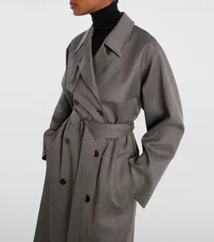 THE ROW Rhydian Virgin Wool Gabardine Trench Coat