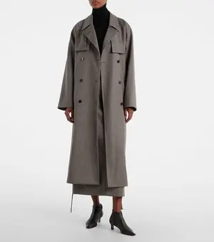 THE ROW Rhydian Virgin Wool Gabardine Trench Coat