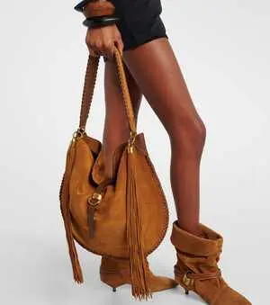 Isabel Marant Oskan Suede Shoulder Bag