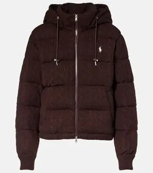 Women's Cable Knit Puffer Jackets