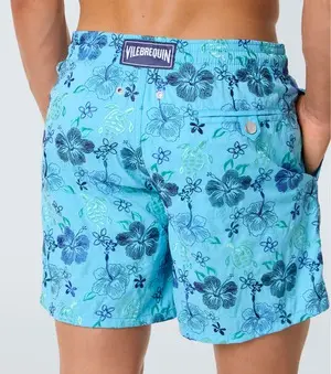 Vilebrequin Mistral Floral Swim Trunks - Blue