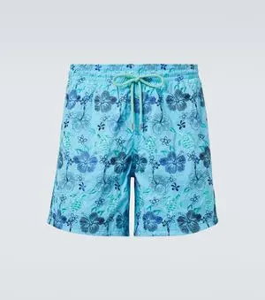 Vilebrequin Mistral Floral Swim Trunks - Blue