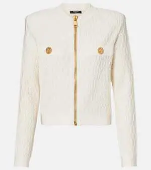 Balmain Knitted Jacket - White