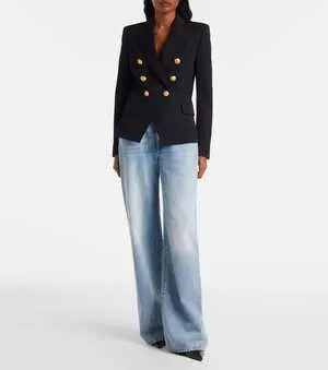 Balmain Mid-rise Wide-leg Jeans