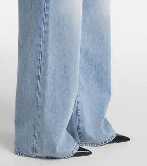 Balmain Mid-rise Wide-leg Jeans