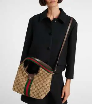 Gucci Giglio Gg Canvas Small Tote Bag
