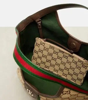 Gucci Giglio Gg Canvas Small Tote Bag