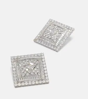 Rebecca Vallance Louise Crystal-embellished Earrings