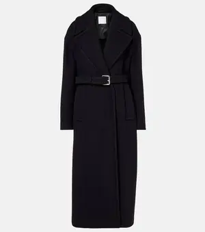 Sportmax Virgin Wool Wrap Coat