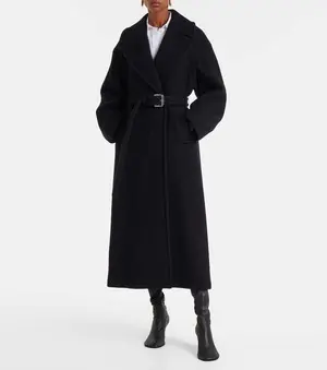 Sportmax Virgin Wool Wrap Coat