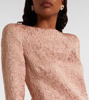 Valentino Garavani Wool And Silk-blend Matelassé Minidress
