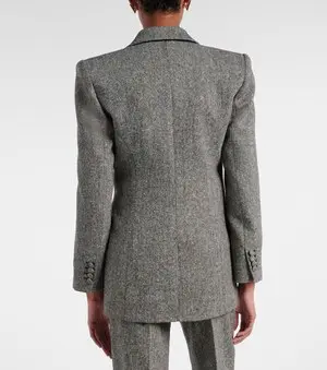 Valentino Garavani Double-breasted Wool-blend Blazer