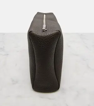 THE ROW Leather Clutch - Grey