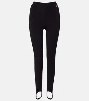 Balmain Jersey Stirrup Leggings