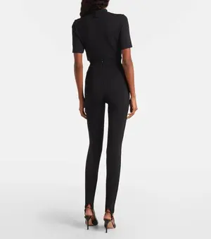 Balmain Jersey Stirrup Leggings