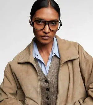 Fendi Ff Squared Aviator Glasses