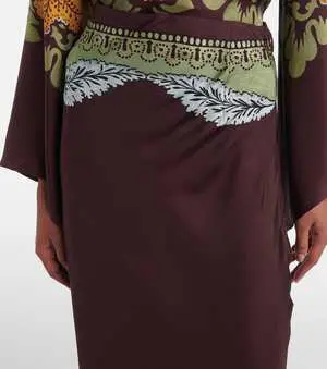 La DoubleJ Sleek Placee Maxi Skirt - Multicoloured